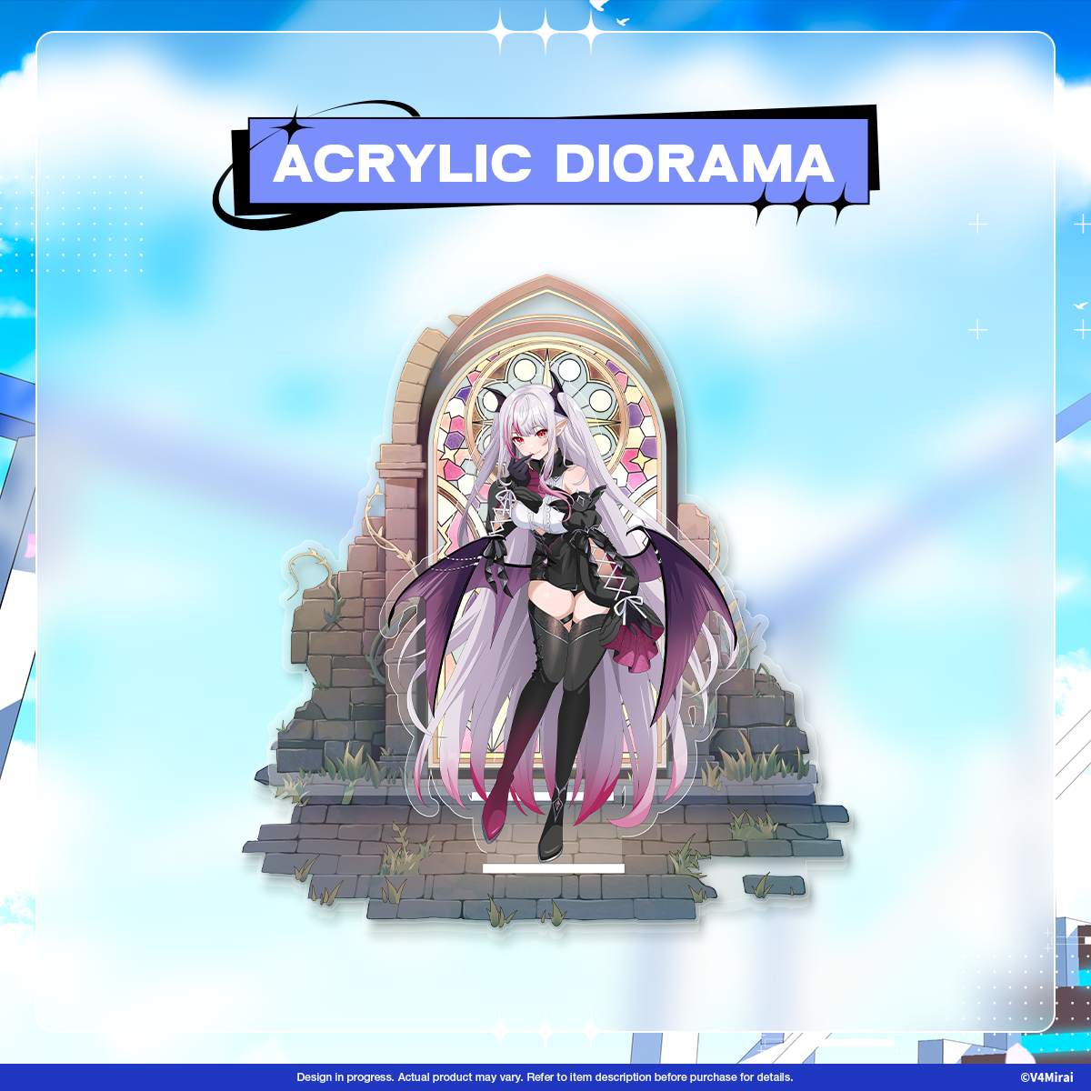 Acrylic Diorama - Petalight Outfit 2.0 Anniversary Merch – Brave group US Store