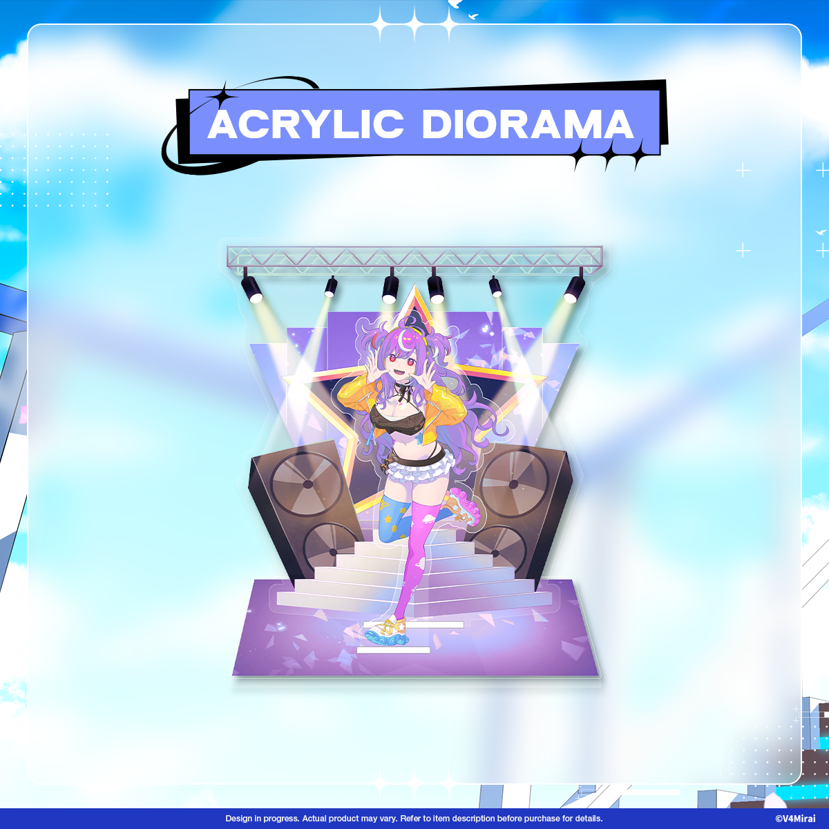 Acrylic Diorama - Petalight Outfit 2.0 Anniversary Merch – Brave group US Store